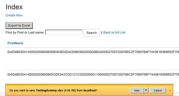 Export And Import Excel Data Using Npoi Library In Net Core 2 Razor Pages